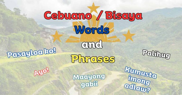 70 Cebuano words and Phrases to Learn for Travelers - Gelhmo
